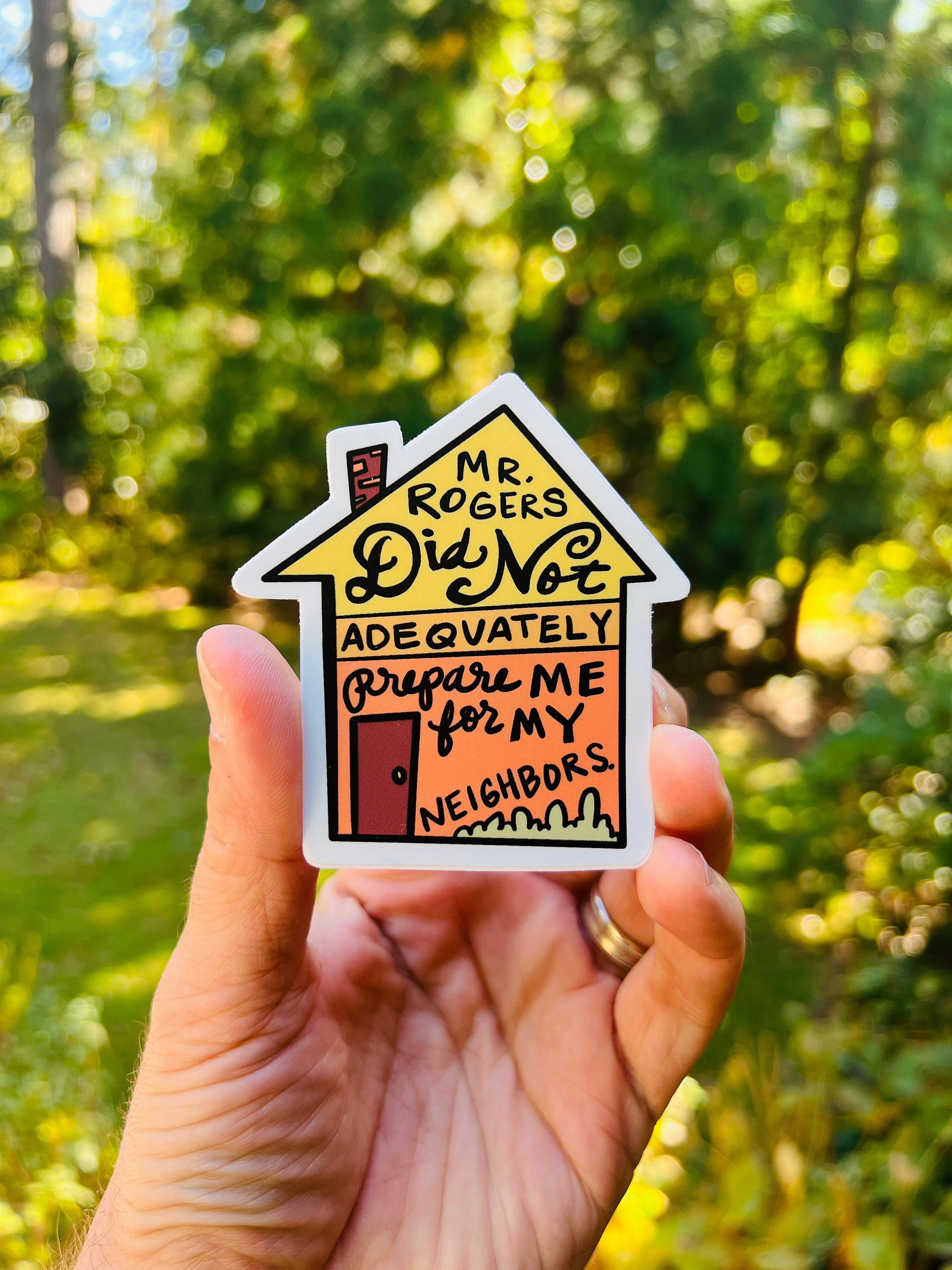 Mr. Rogers sticker - Etsy