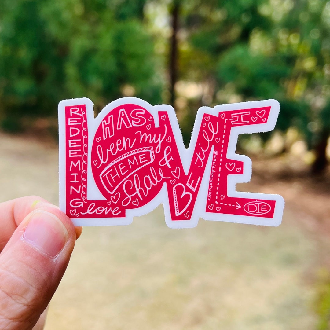 Redeeming Love {sticker} - Etsy
