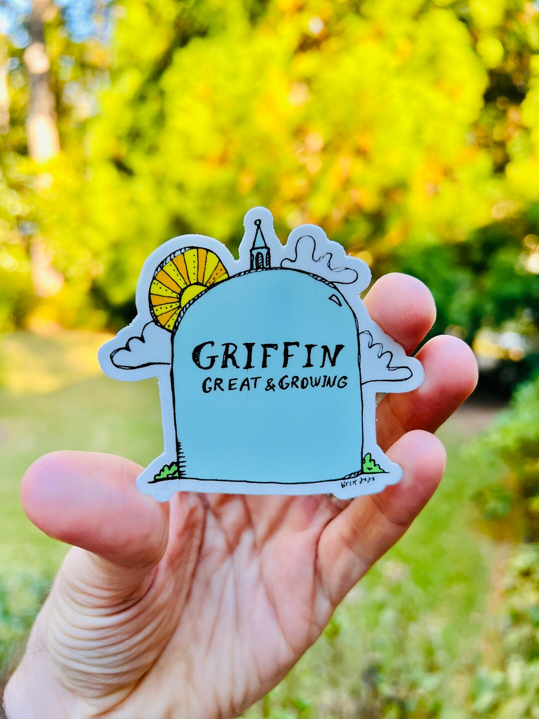 Water Tower {griffin, GA Sticker} - Etsy