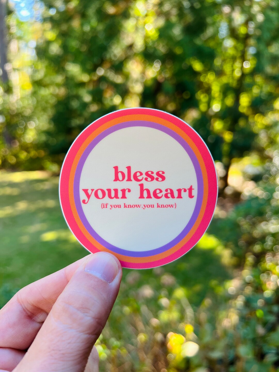 Bless Your Heart {sticker} - Etsy