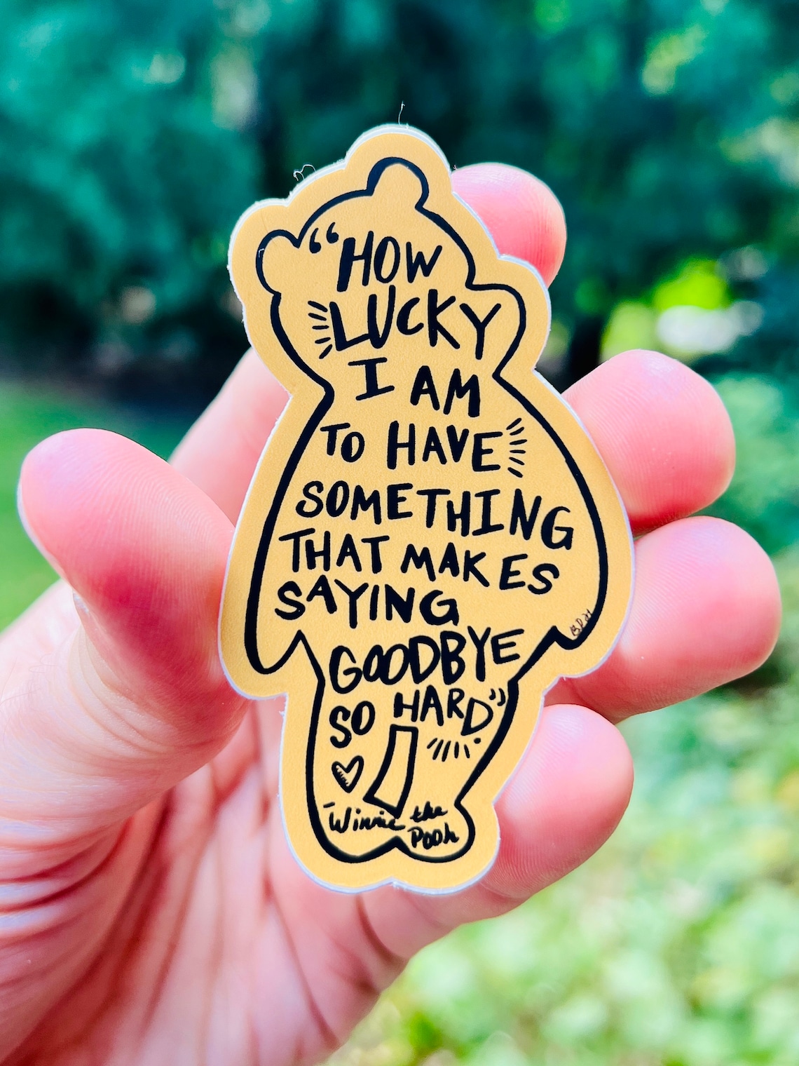 Pooh {sticker} - Etsy