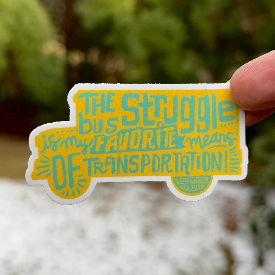 Struggle Bus {sticker} - Etsy