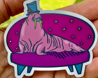 Walrus Sticker - Etsy