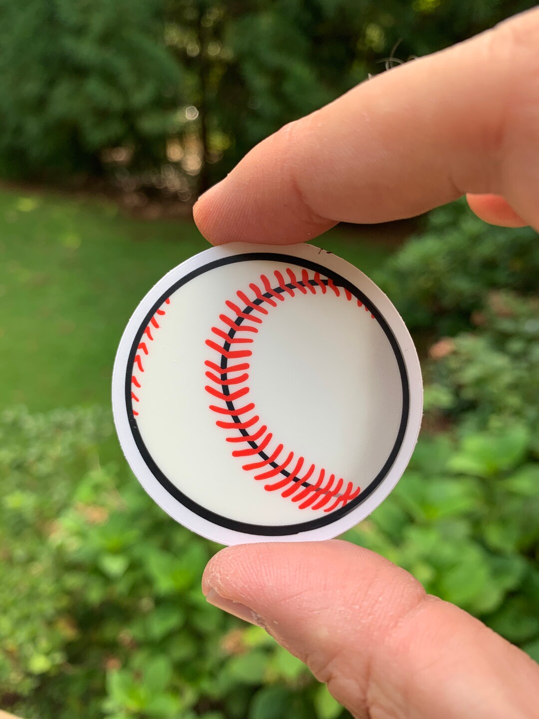 Baseball Sticker, Waterproof Vinyl Decal - Etsy