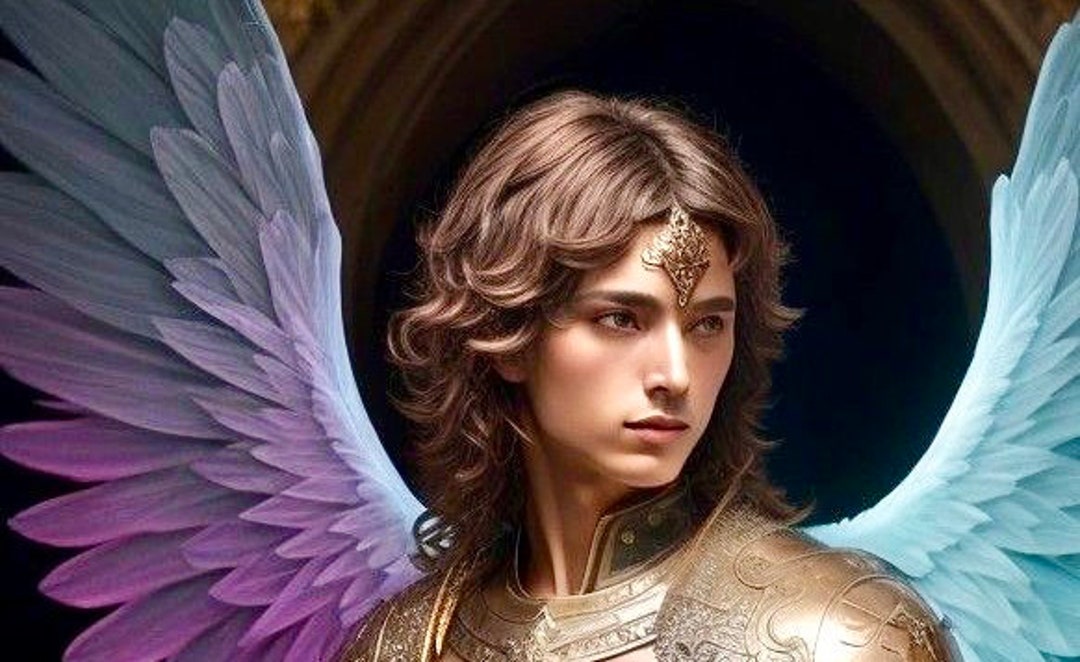 Violet Flame Angel Spirit Companion Direct Binding - Etsy