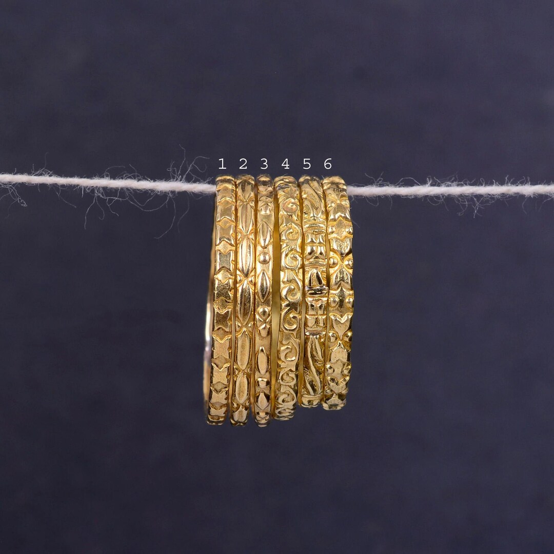 Gold Filled Pattern Ring, 14k Gold Filled Ring, Gold Rings for Man and ...