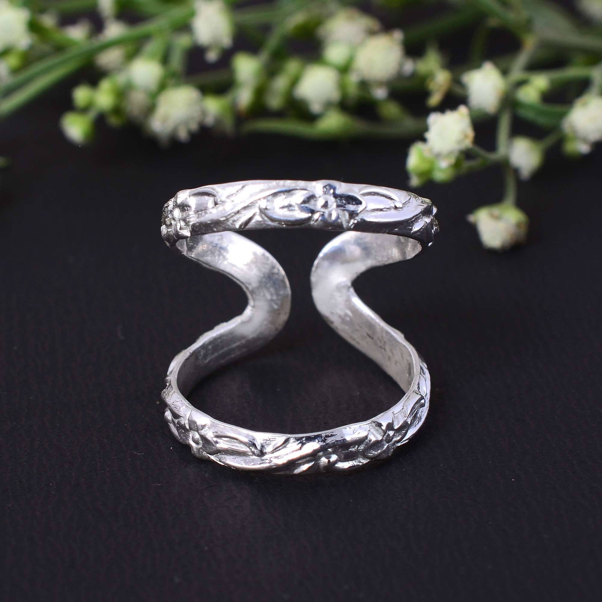 Arthritis Finger Splint Adjustable Sterling Silver 925 Ring - Etsy