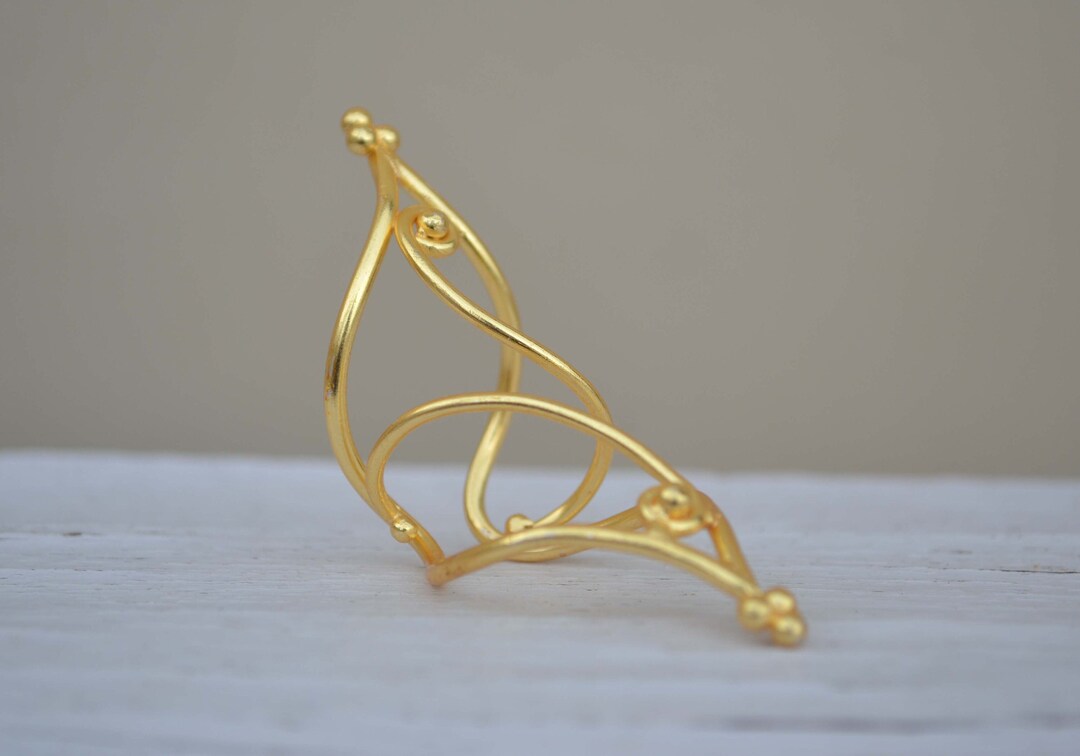 Full Finger Splint Ring, Long Finger Splint Rings, Unique Design Rings ...