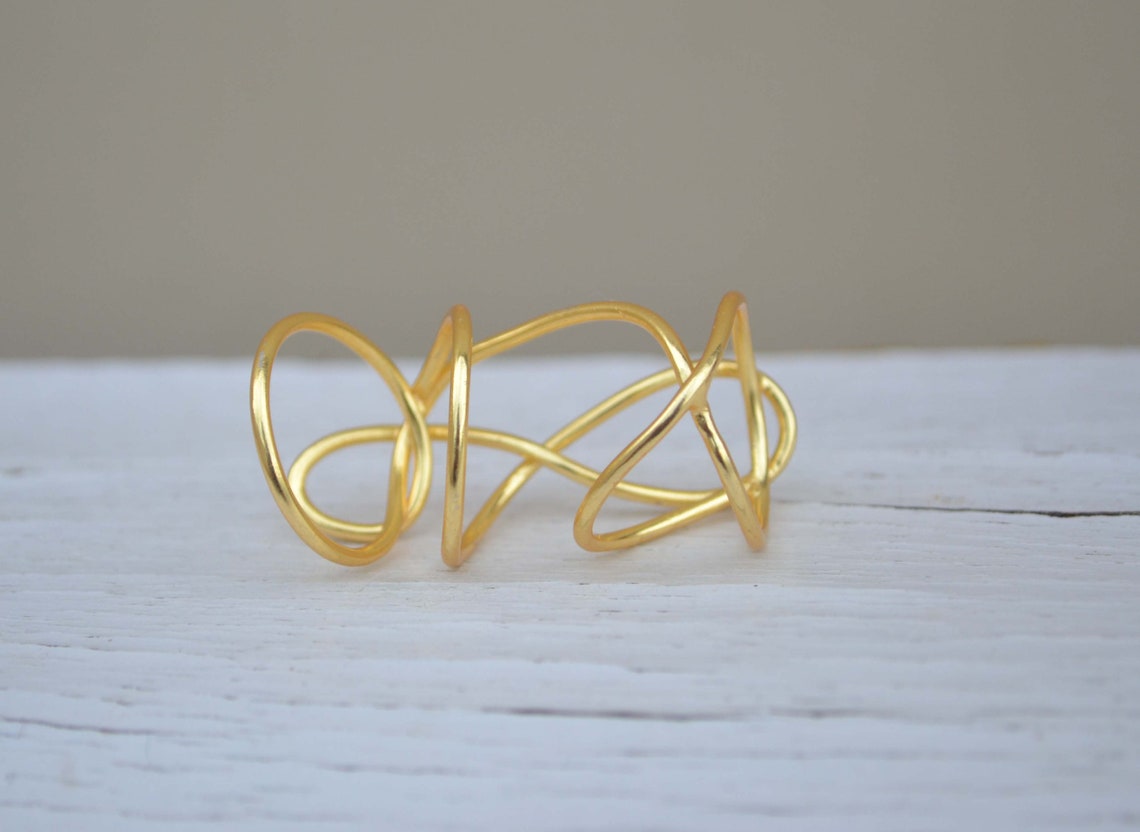 Full Finger Arthritis Ring, Splint DIP/PIP Ring, Twisted Brass Wire ...