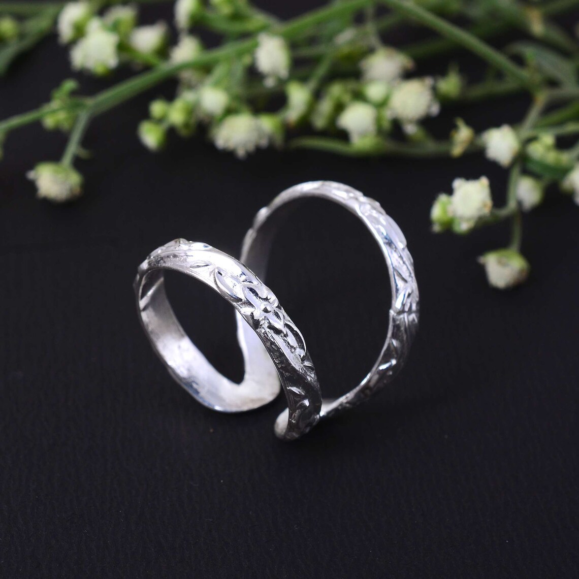 Arthritis Finger Splint Adjustable Sterling Silver 925 Ring Handmade ...