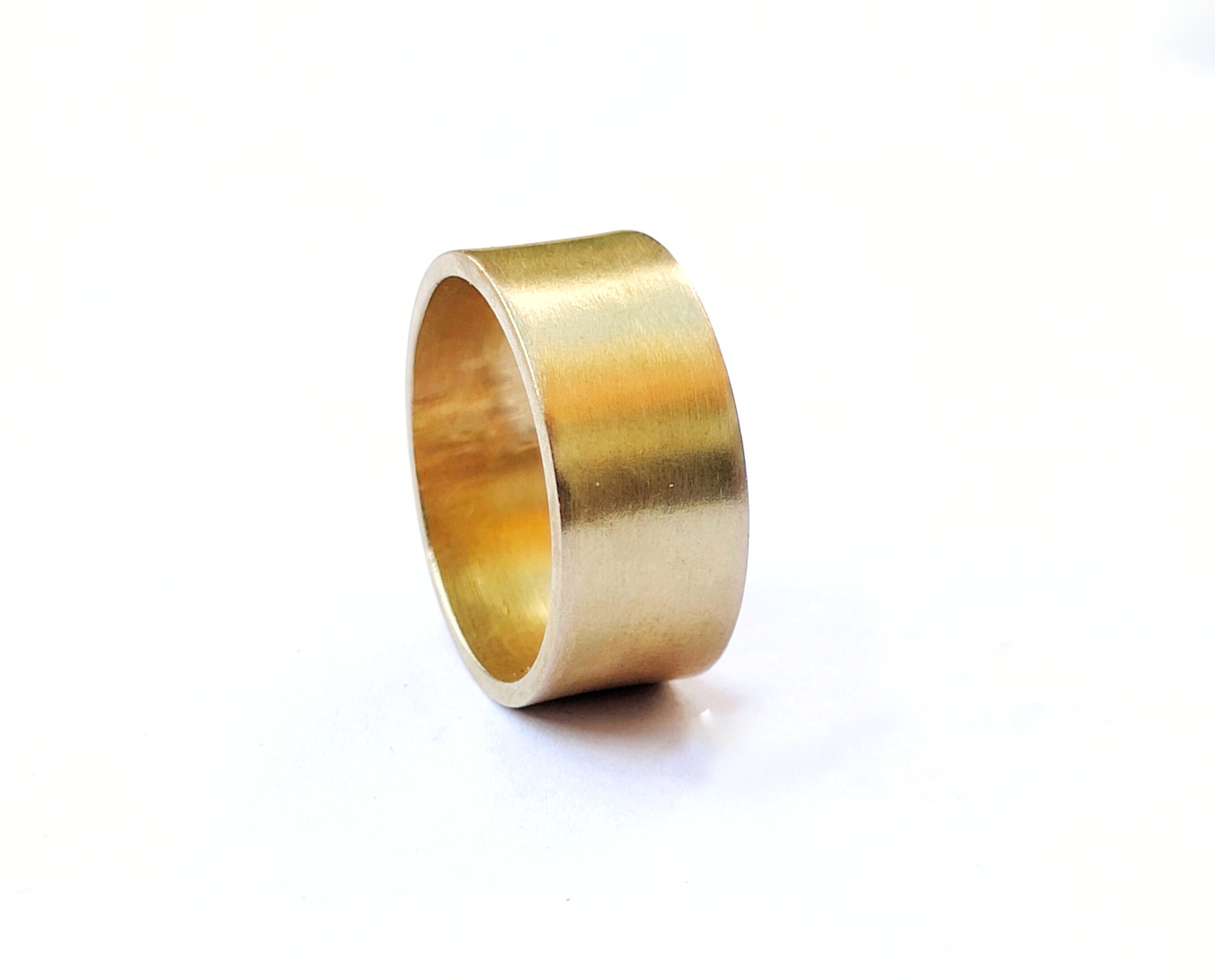 Women Bands, Simple Brass Bands, Brass Band Ring, 10mm Brass Band ...