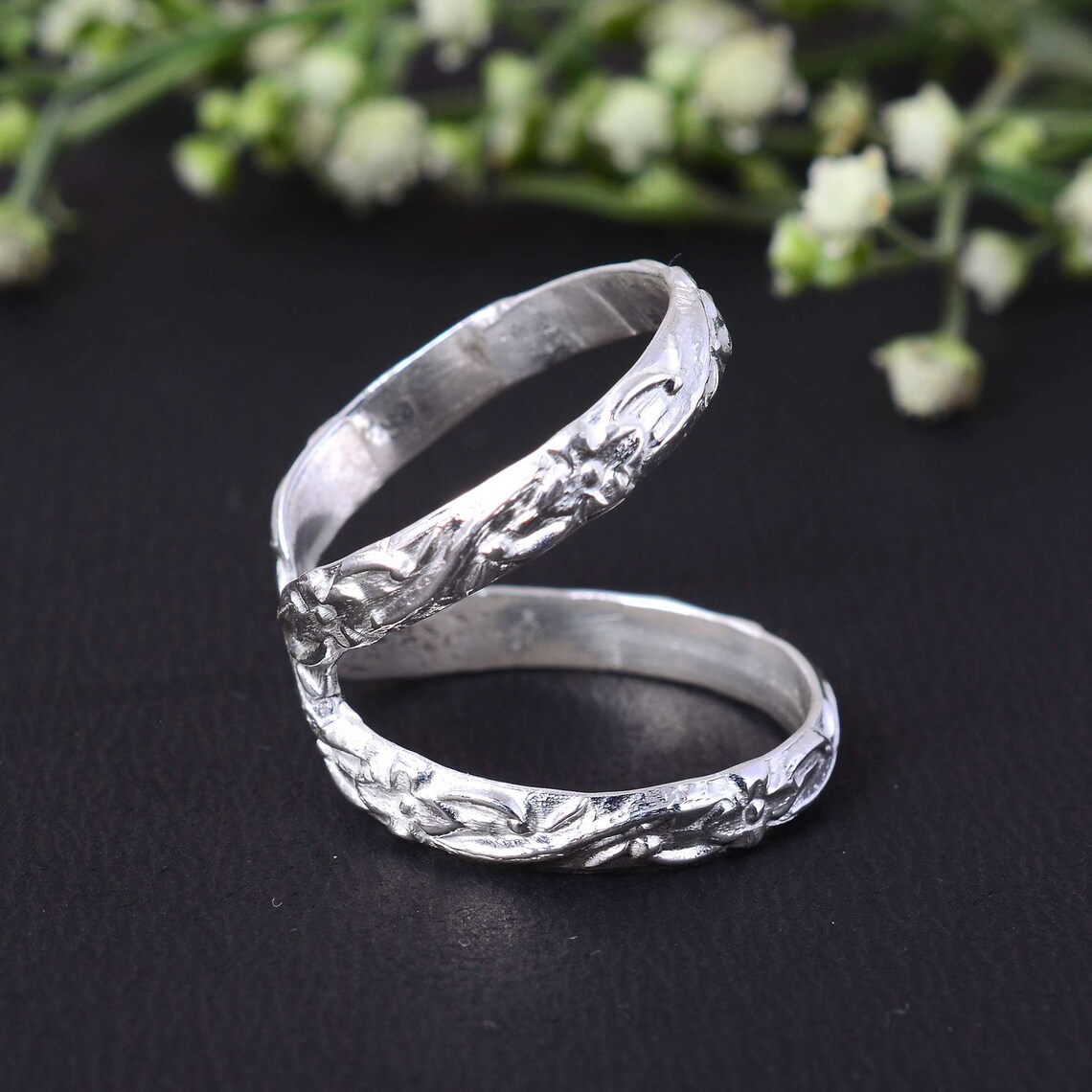 Arthritis Finger Splint Adjustable Sterling Silver 925 Ring | Etsy