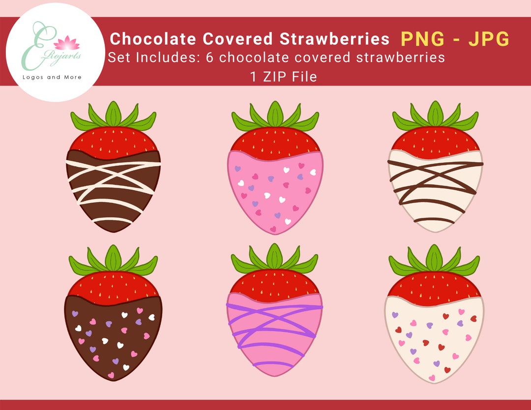 Chocolate Covered Strawberry Clipart, Valentine Chocolate Clip Art ...