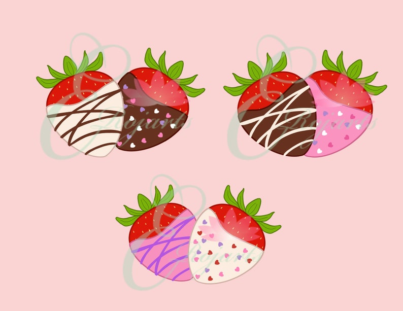 Chocolate Covered Strawberry Clipart, Valentine Chocolate Clip Art ...