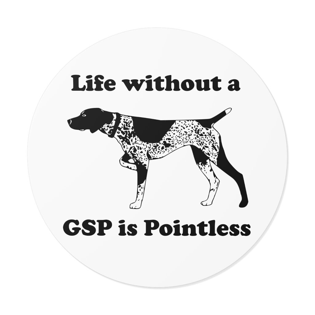 GSP Sticker Round Waterproof Life Without a GSP is | Etsy