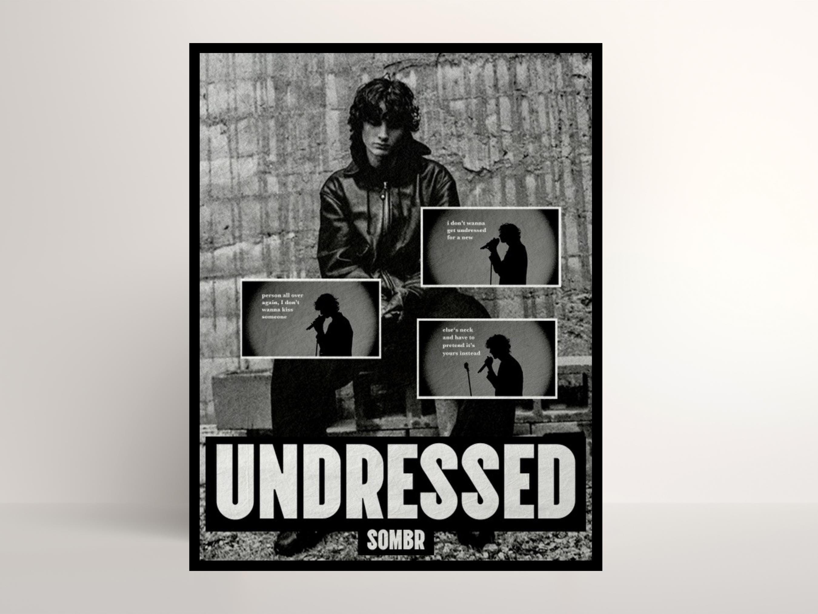 Sombr Poster, Undressed Poster, Indie Music Poster, Music Poster - Etsy