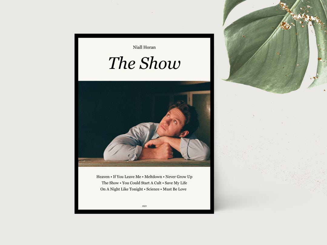 Niall Horan Poster, the Show Poster, Music Poster - Etsy