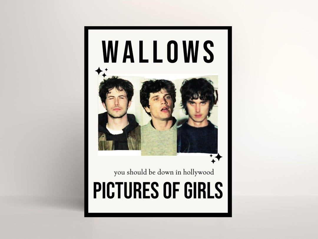 Wallows "pictures of Girls" Poster – Indie Music Wall Art, Aesthetic ...