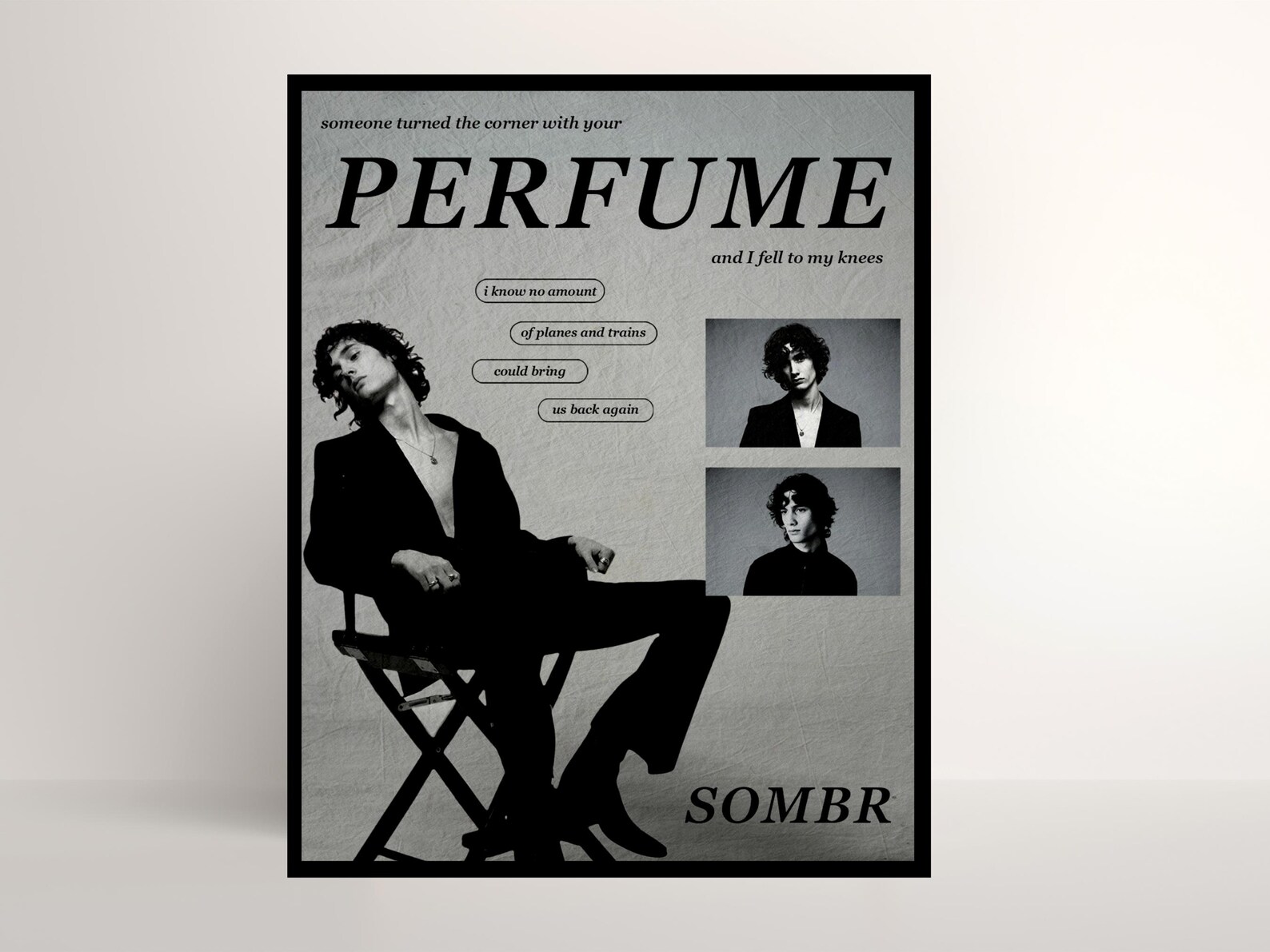 Sombr Poster, Perfume Poster, Indie Music Poster, Music Poster - Etsy