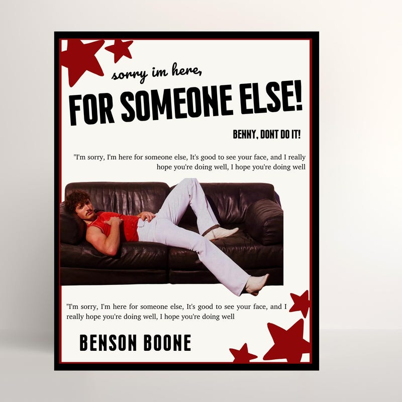 Benson Boone Poster - Etsy