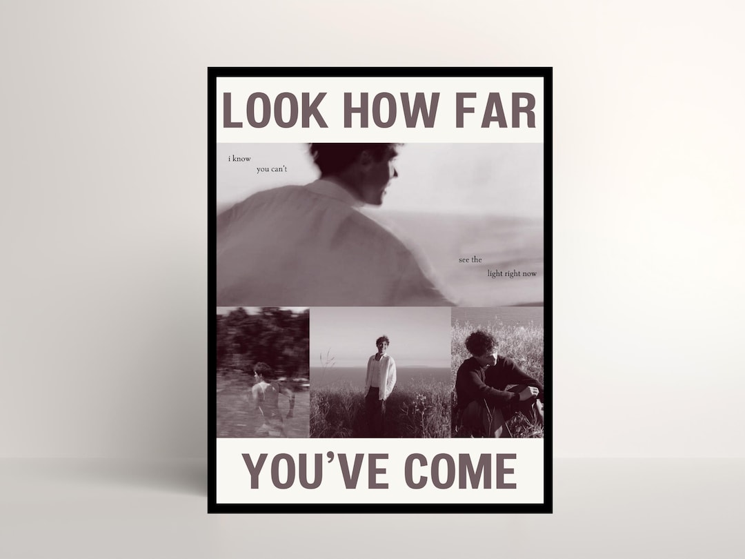 Joshua Bassett "look How Far You've Come" & "the Golden Years" Poster ...