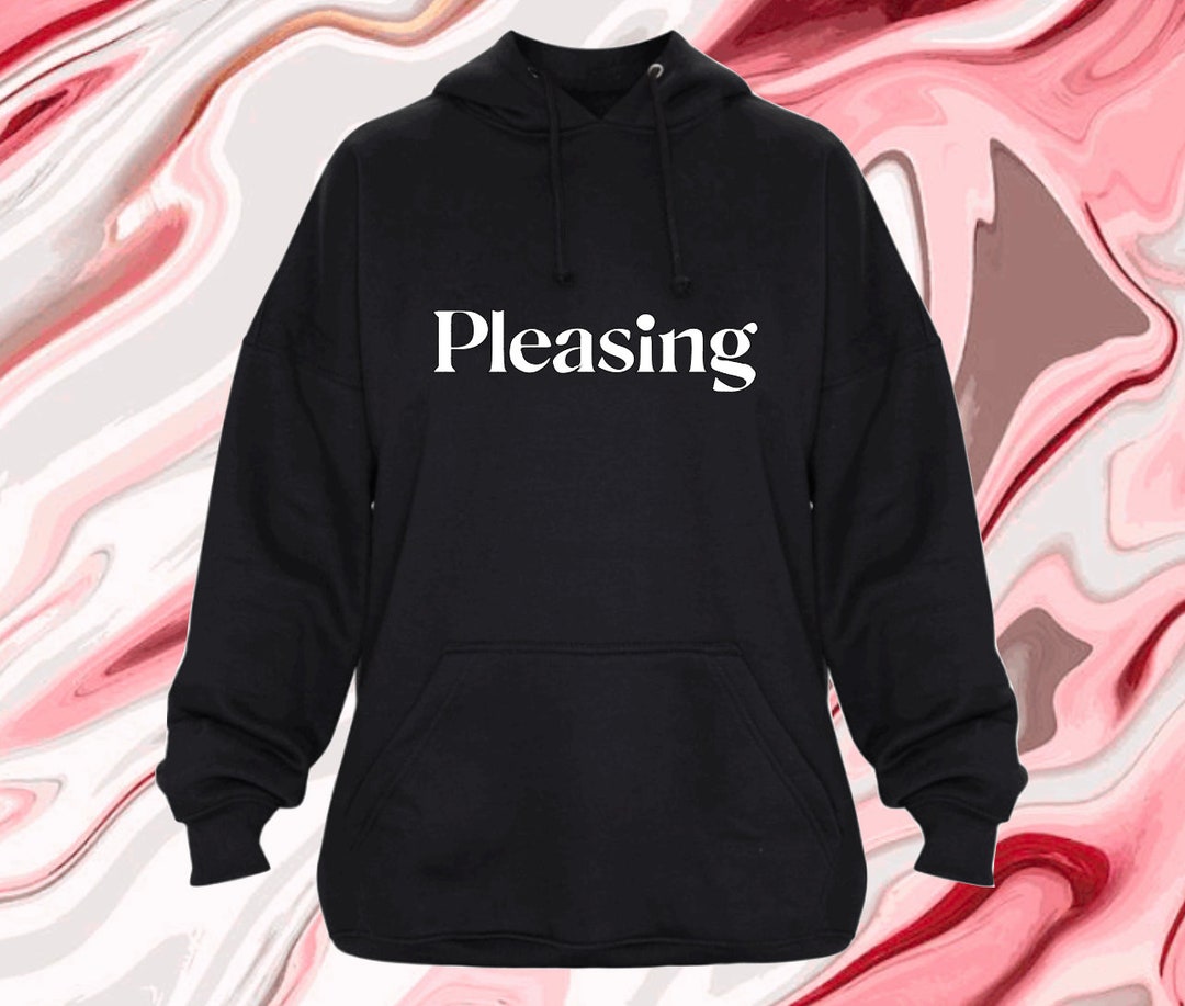 Harry Styles HS Black Pleasing Hoodie - Etsy