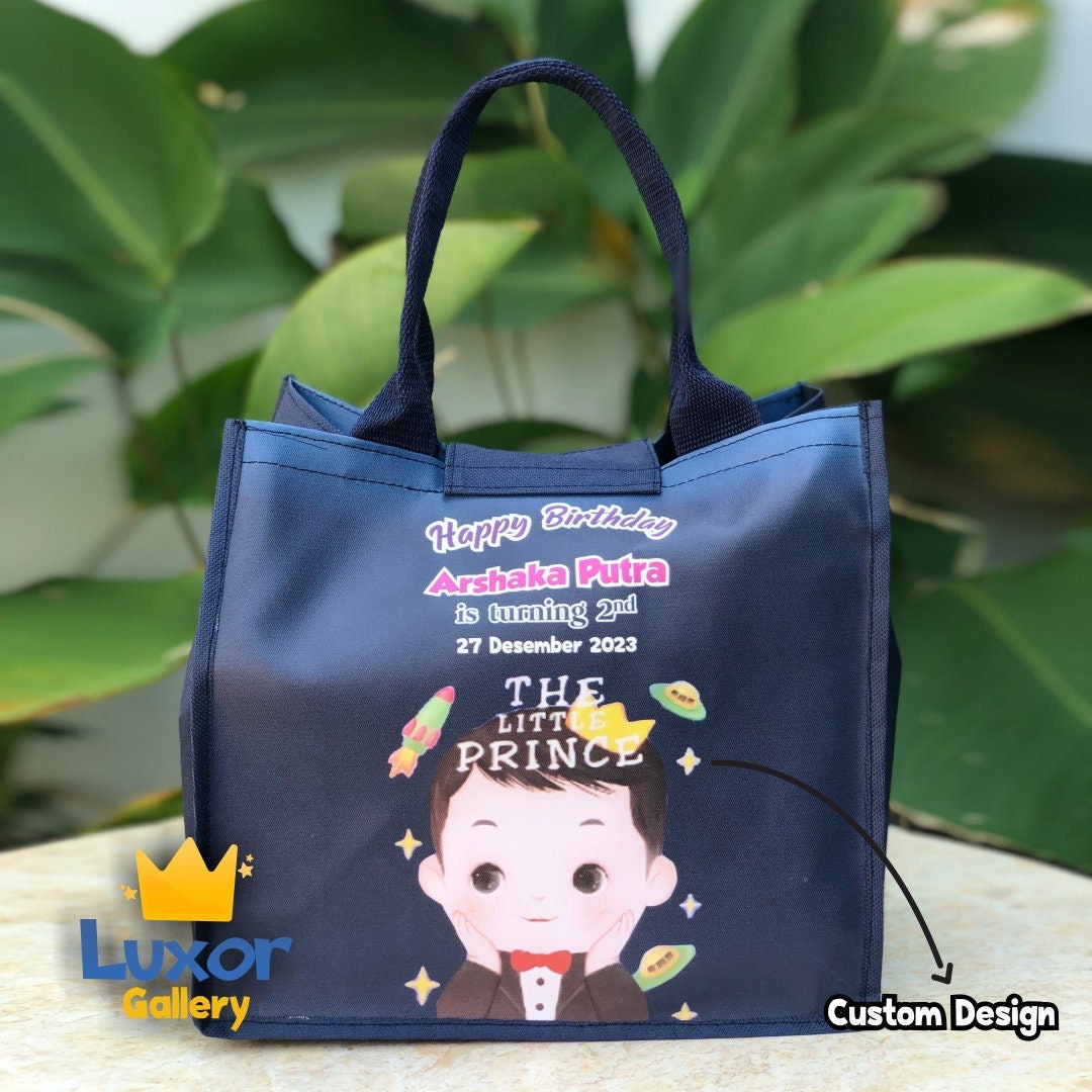 LUNCH Bag - Personalized Goodie Bag for Kids Birthday Party ...