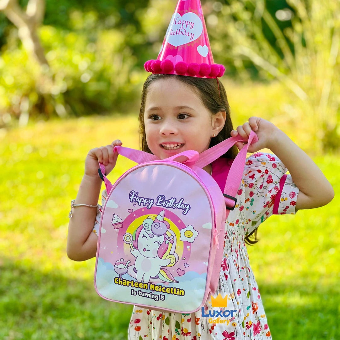 Personalized Kids Backpack – Custom Name Party Favor Goodie Bag, ARCHY ...