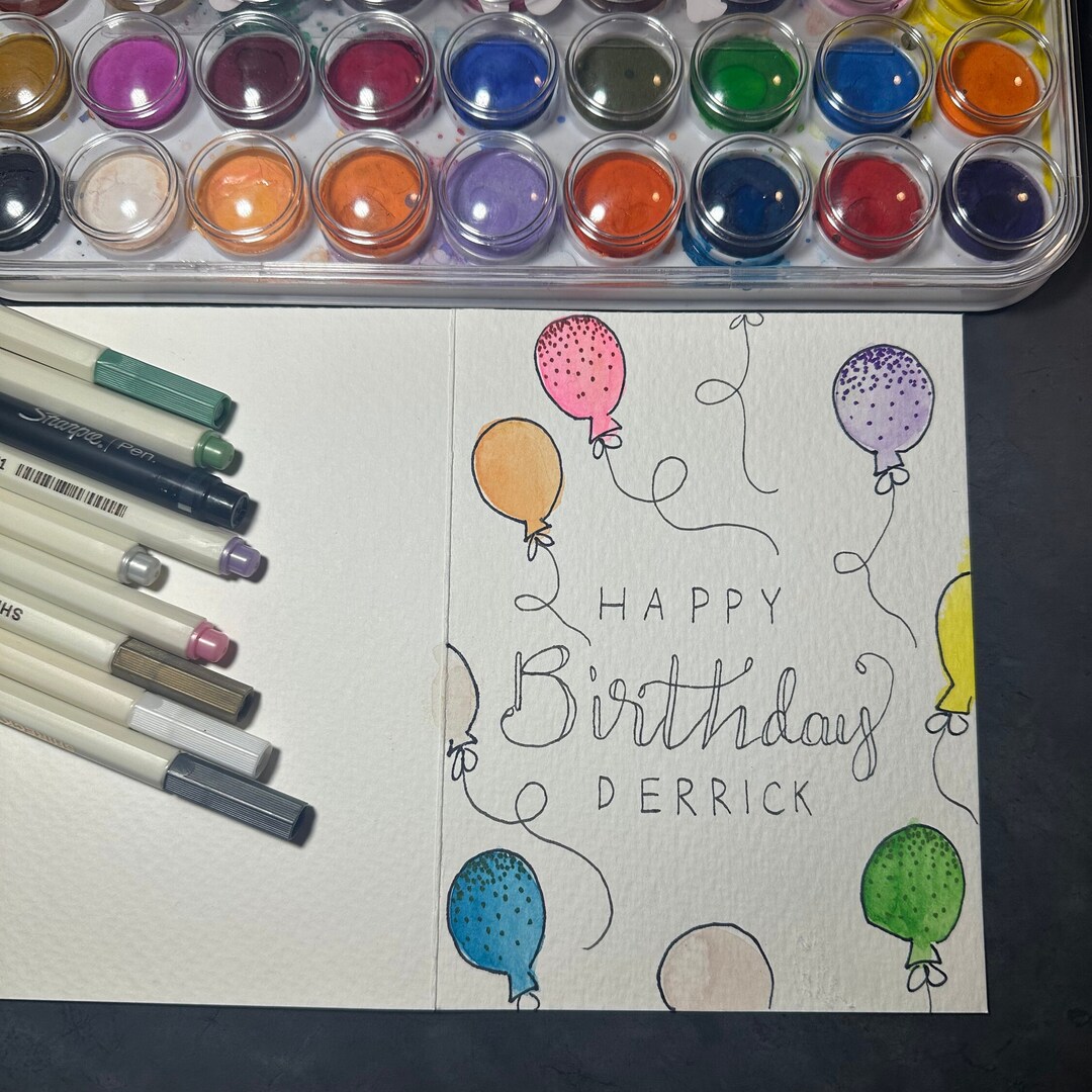 HAPPY BIRTHDAY Cards Pack of 10 or 20 (comes Blank Inside, Envelopes ...
