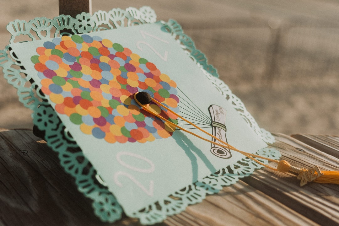 Disneys UP Themed Graduation Cap - Etsy