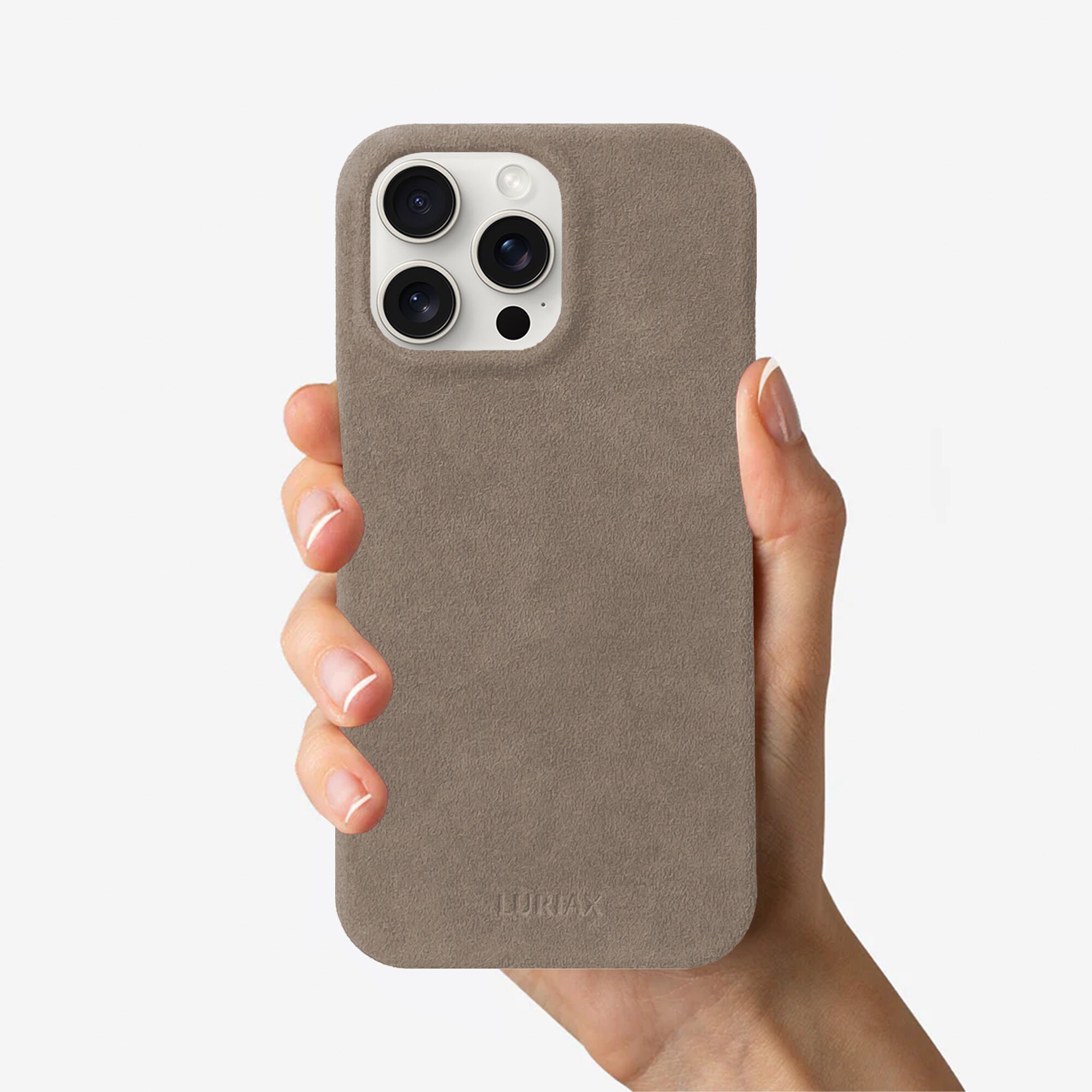 Malibu Beige Alcantara Suede iPhone Case - Magsafe Compatible - Etsy