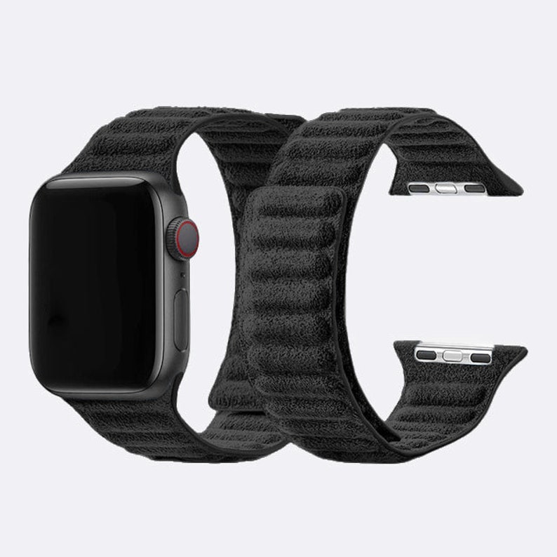 Apple Watch Band Luriax Alcantara Suede Leather Link Straps Hand ...