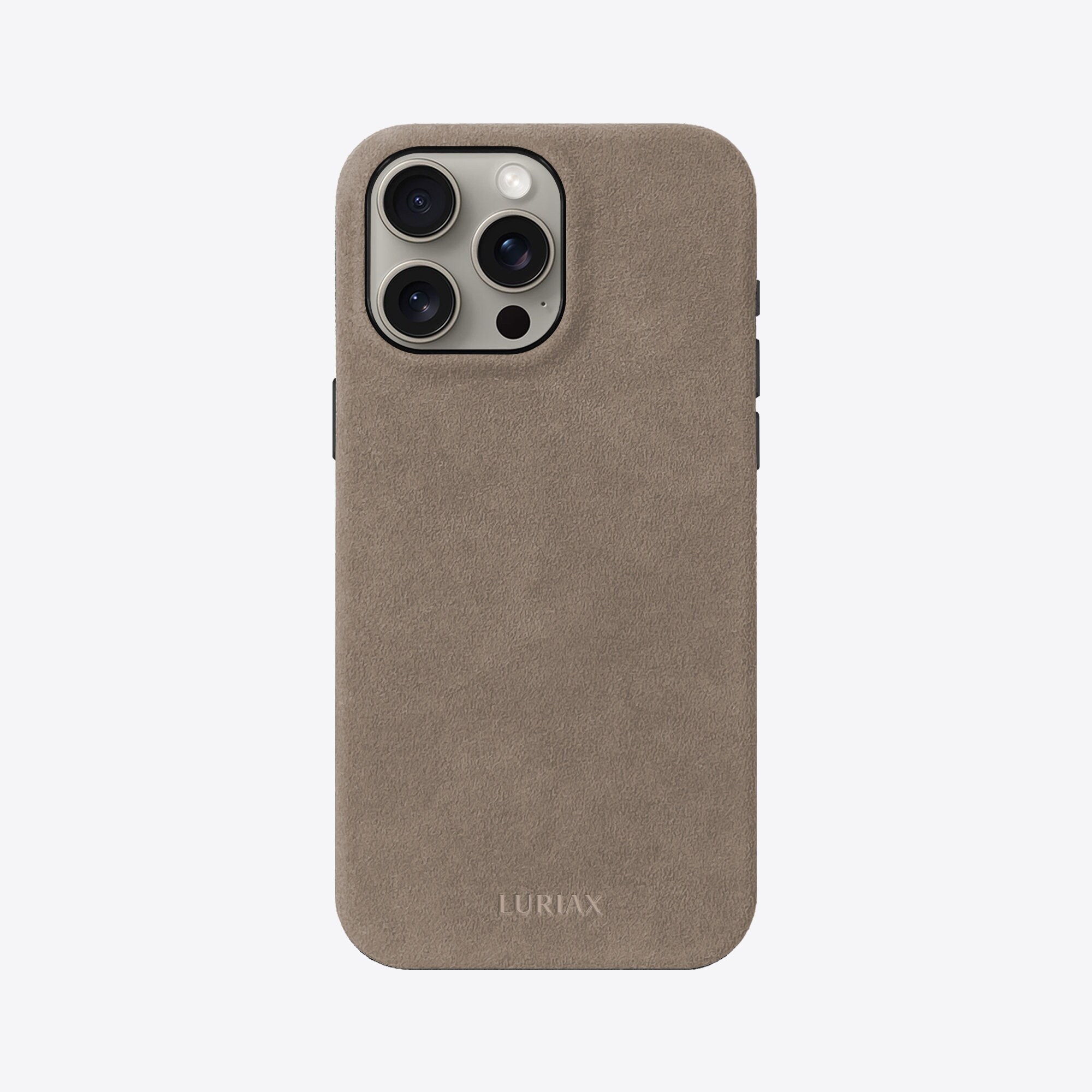 The Classic iPhone Case - Malibu Beige by Luriax | Alcantara Suede ...