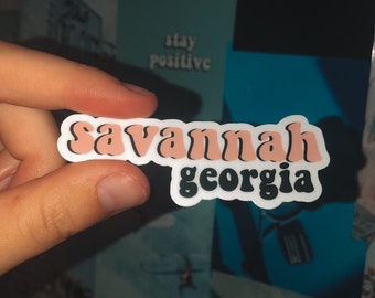 Savannah Sticker | Etsy