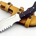 D-2 Steel Handmade Tracker Knife Beautiful Black Micarta Handle - Etsy