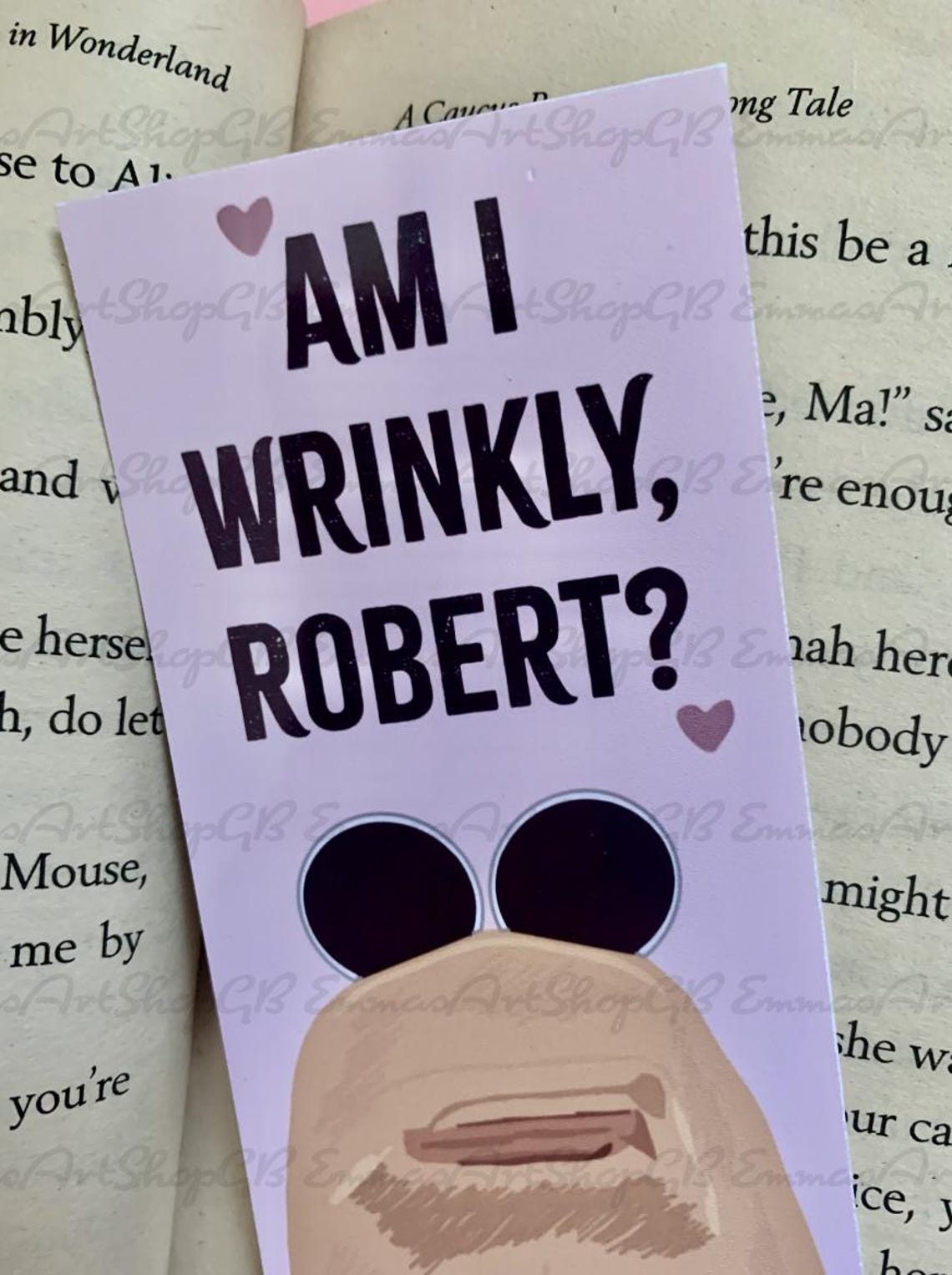 Marcus the Worm Bookmark: Funny Bookworm Gift - Etsy