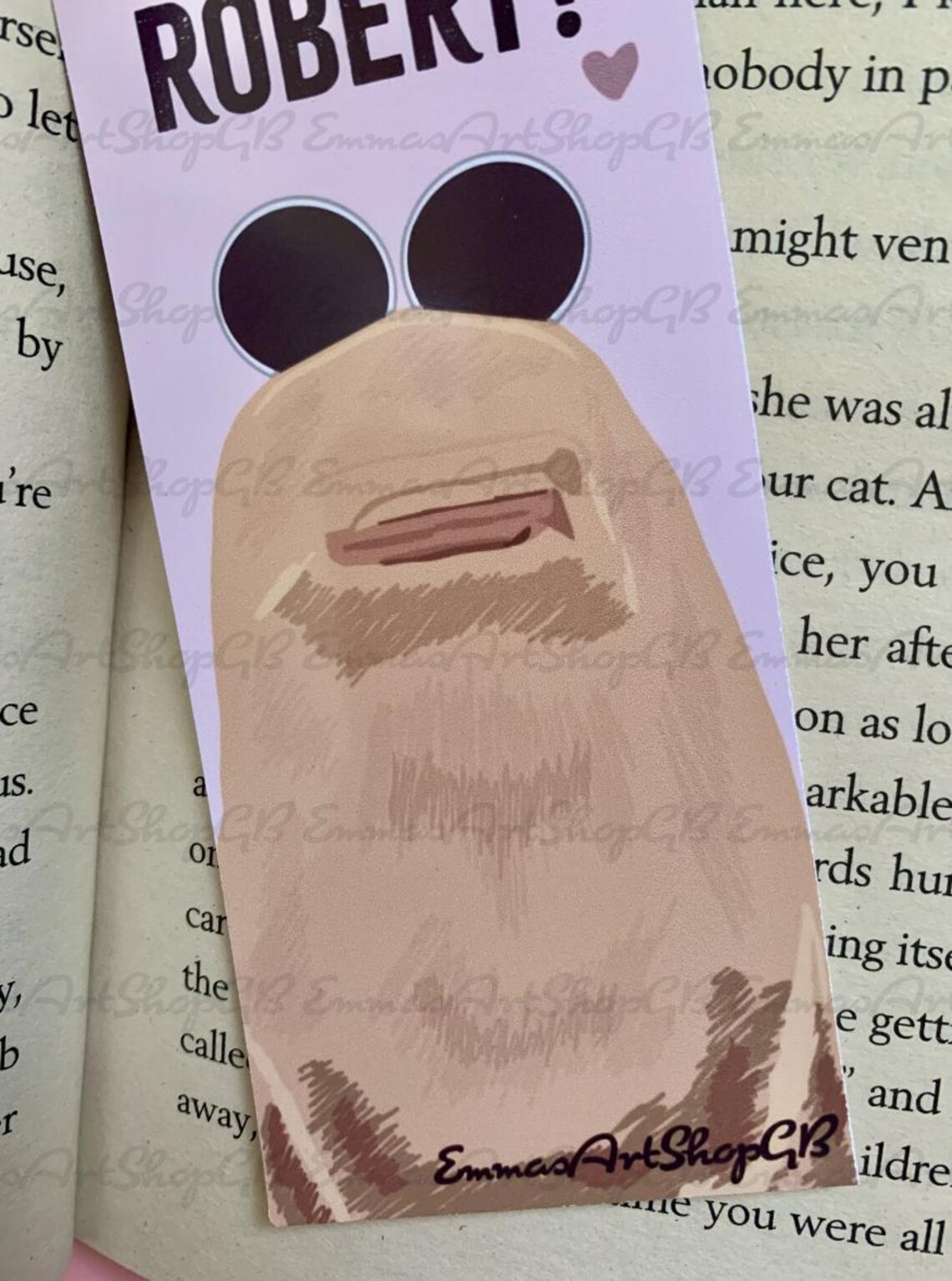 Marcus the Worm Bookmark: Funny Bookworm Gift - Etsy