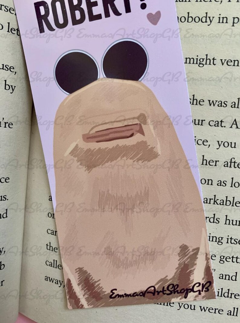 Marcus the Worm Bookmark: Funny Bookworm Gift - Etsy