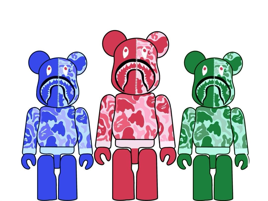 A4 Digital Print, Camo Bear Brick, Custom Made, Wall Art - Etsy