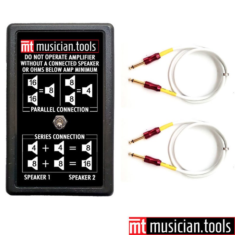 Musician.tools External Speaker Expander for Guitar & Bass Amplifiers W ...