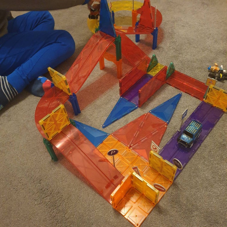 MAGNETIC CAR TRACK - Etsy