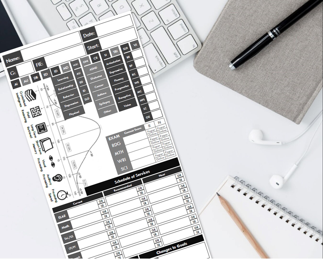 Sped ARD and FIE Bundle Instant Download Agenda Bell - Etsy