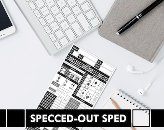 ARD Outline Notes Placard for Iep Meeting: Special Education Teacher ...