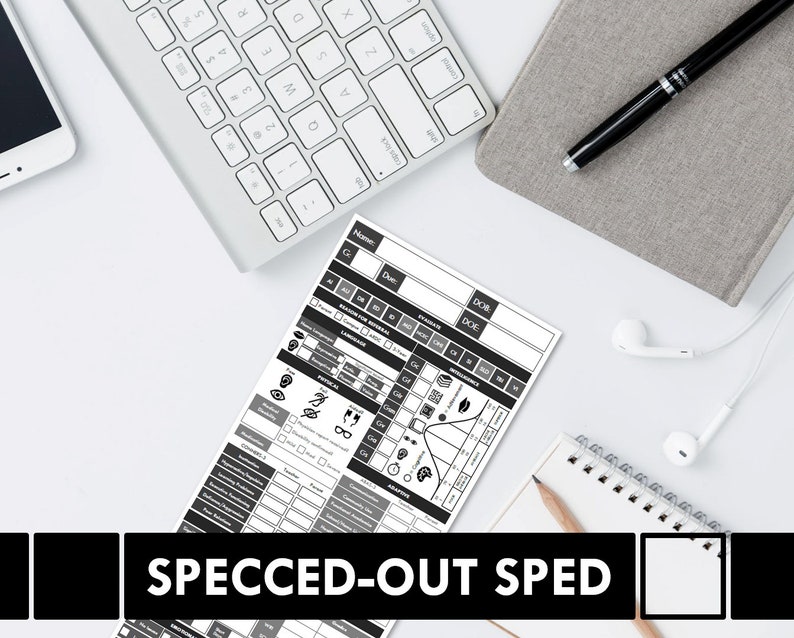 FIE Outline | Notes Placard for Evaluation Meetings – Special Education ...