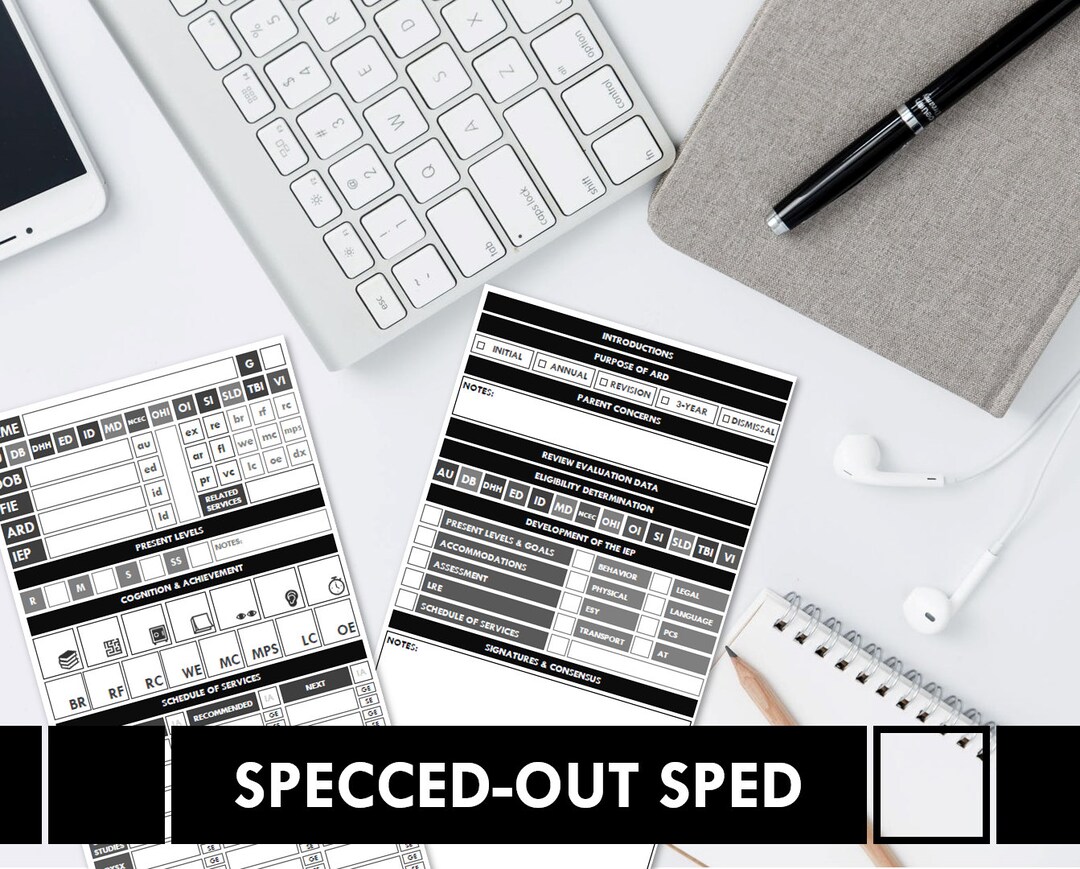 Sped Placard for ARD W/agenda | Special Education Teacher Diagnostician ...