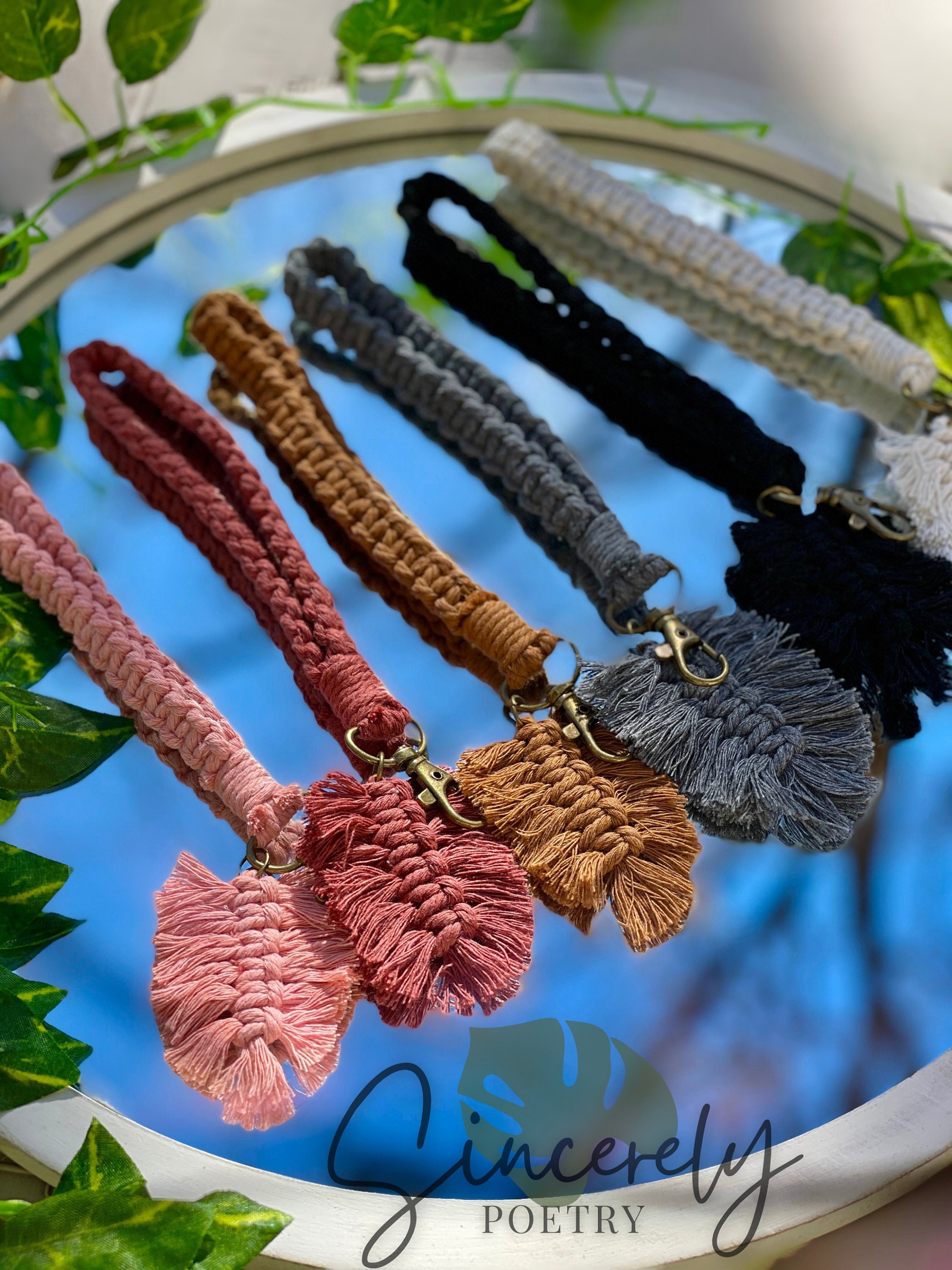 Rose Gold Boho Keychain Monstera Keychain Leaf Keychain - Etsy