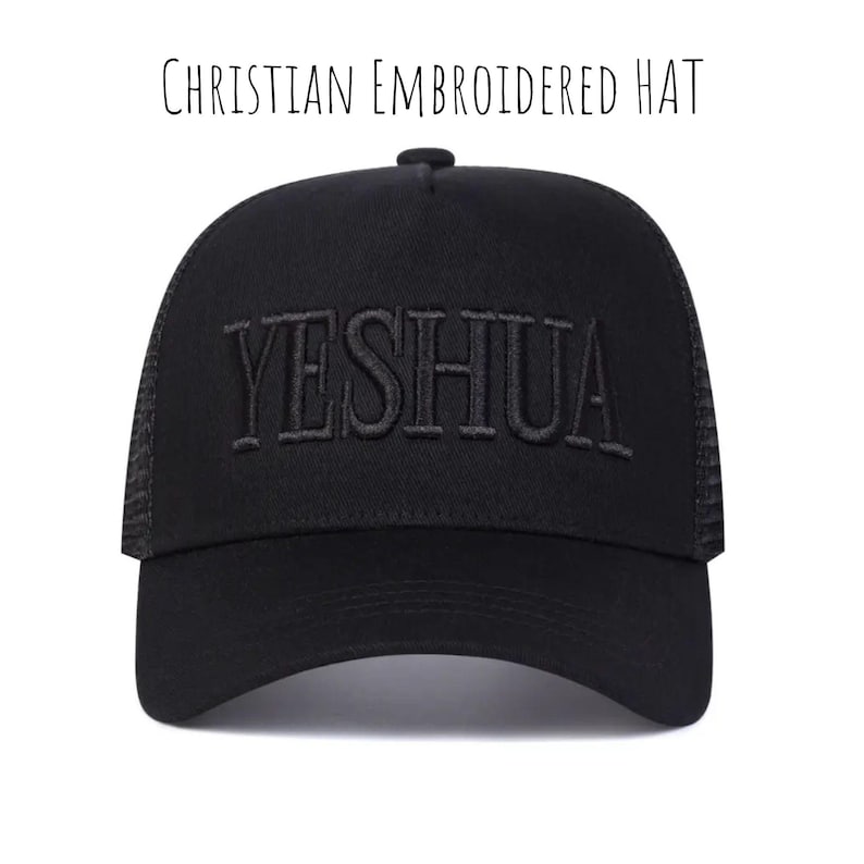 Embroidered Yeshua Baseball Cap, Christian Unisex Hat - Etsy