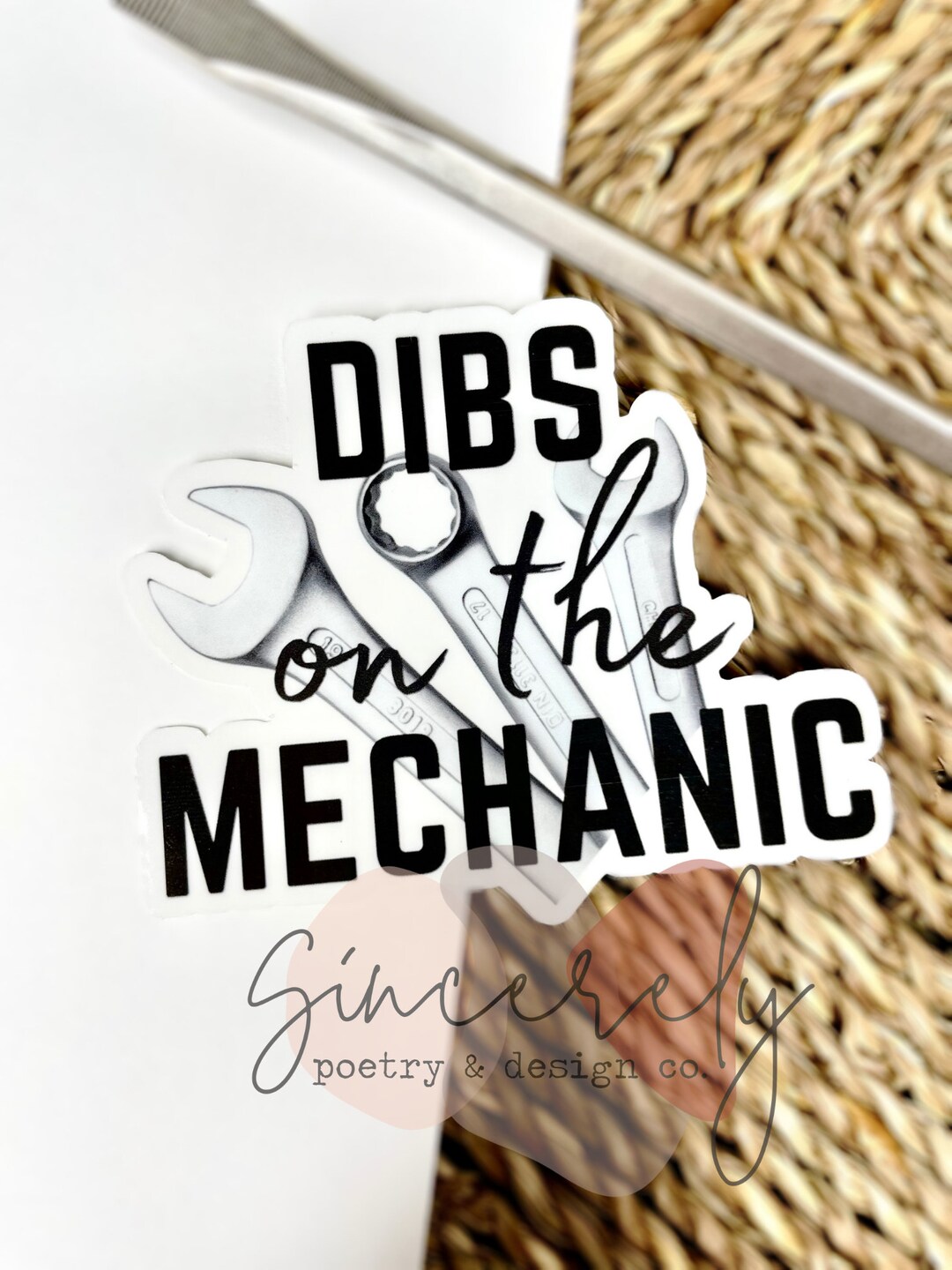 Mechanic Wife Sticker, Mechanic Sticker, Gift for Mechanic, Mechanic T ...