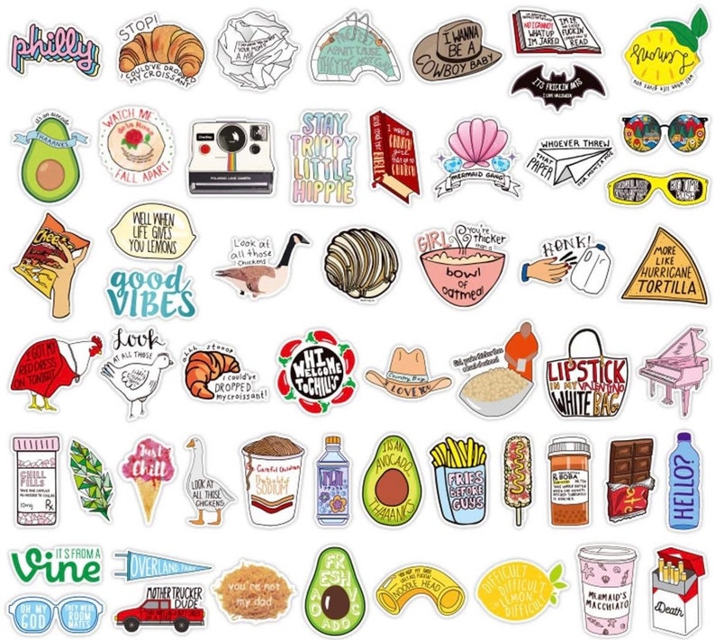 Vine Quote Sticker Pack Cute Stickers VSCO Sticker Pack | Etsy