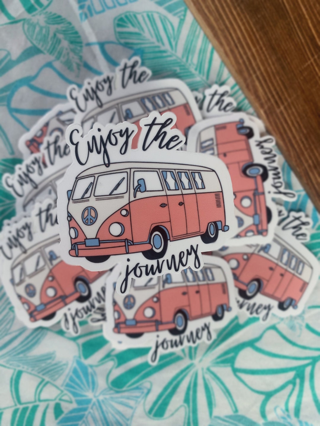 Vintage Van Sticker, Waterproof Matte Vinyl Decal - Etsy